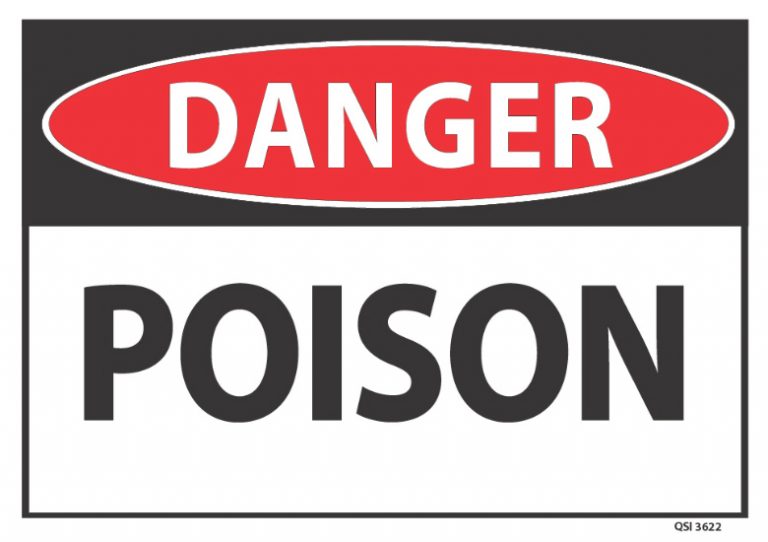 Danger Poison - Industrial Signs