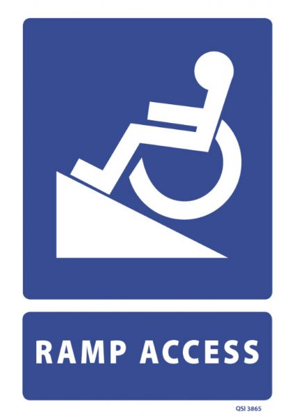 Ramp Access - Industrial Signs