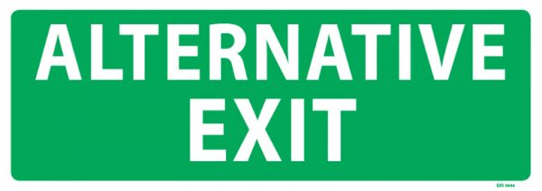 Alternative Exit - Industrial Signs