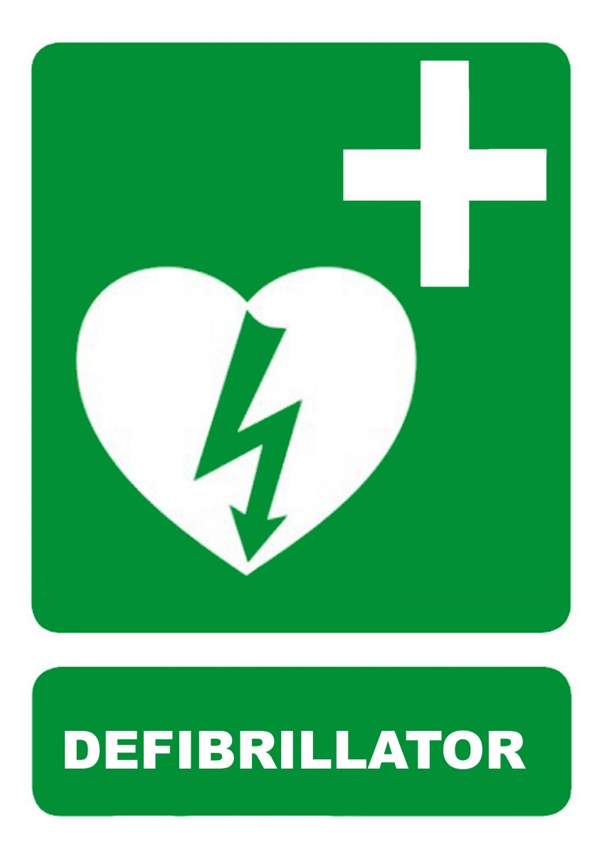 Defibrillator Sign 240mm x 340mm - Industrial Signs